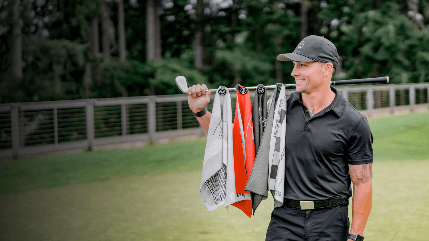 Divot Society | Savvy Setup Golf Towel – Divot Society Golf